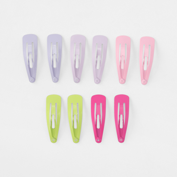 10 Pack One Touch Hair Clips | Target Australia