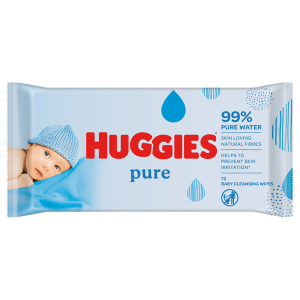 Huggies Pure Baby Cleansing Wipes - 72 Pack | Target Australia