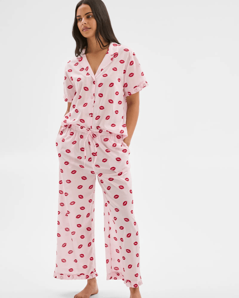 Australian Cotton Voile Shirt and Pants Pyjama Set | Target Australia