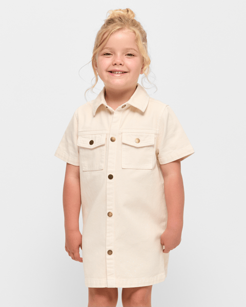 Denim Button Through Dress | Target Australia