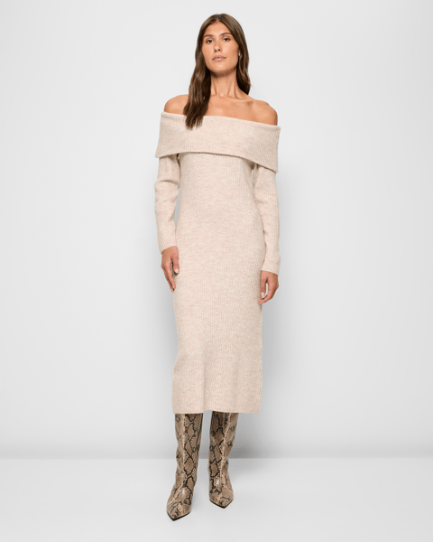 Long Sleeve Preppy Off The Shoulder Dress | Target Australia