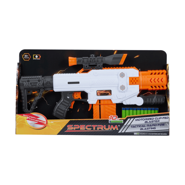 Spectrum 10X Motorized Clip-Fed Blaster | Target Australia