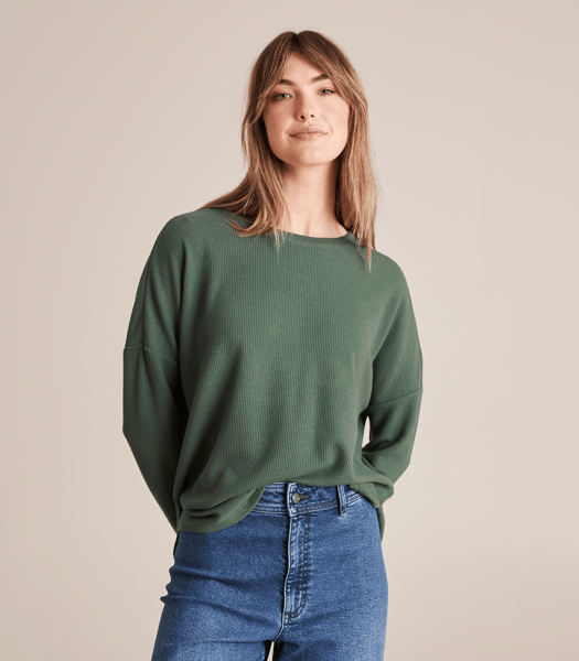 Long Sleeve Step Hem T-Shirt | Target Australia