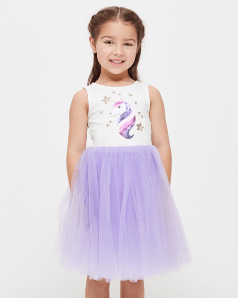 Unicorn Sequin Tulle Dress | Target Australia