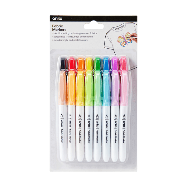 Fabric Markers, 16 Pack - Anko | Target Australia
