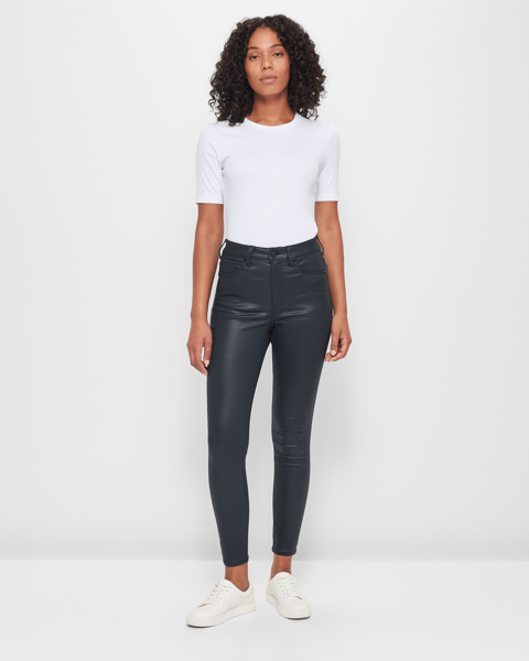 Coated Skinny High Rise Ankle Length Jeans | Target Australia