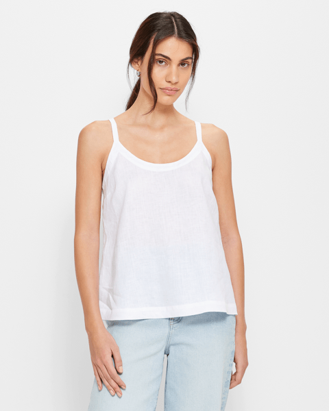 European Linen V-Neck Cami | Target Australia
