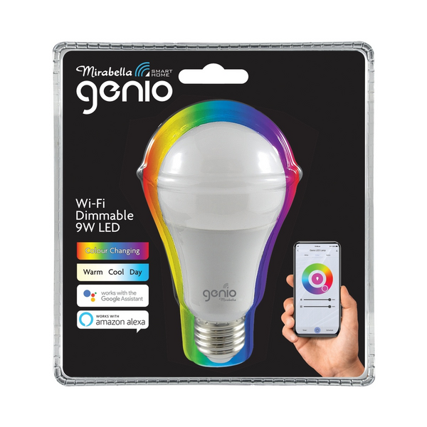 Mirabella Genio Wi-Fi Dimmable 9W LED GLS | Target Australia Mirabella Genio Wi-Fi Dimmable 9W LED GLS | Target Australia