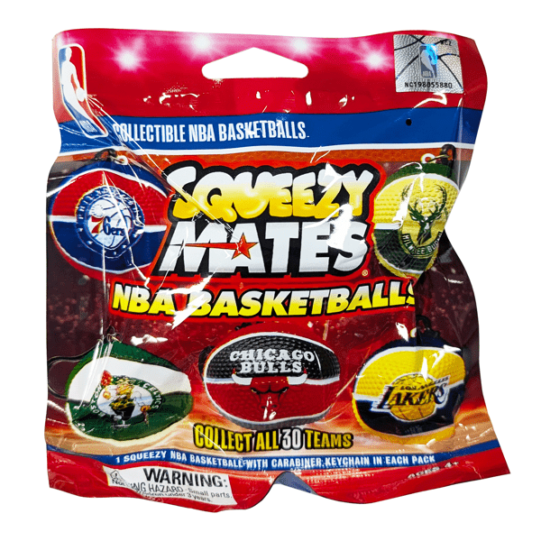 Squeezymates 2024 NBA 2.5” Squishy Team Basketball - Assorted* | Target ...
