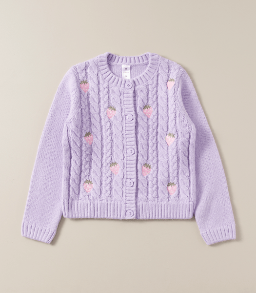 Embroidered Knit Cardigan | Target Australia