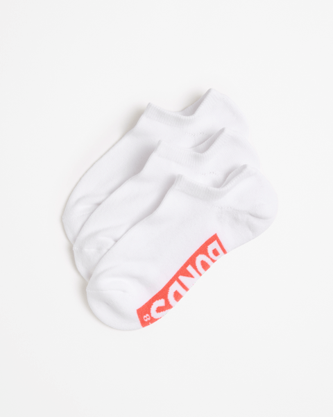 Women's Cotton Blend Logo Cushioned No Show Socks 3 Pack - Bonds ...