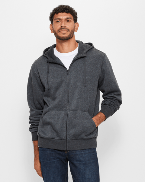 Fleece Zip Thru Hoodie | Target Australia