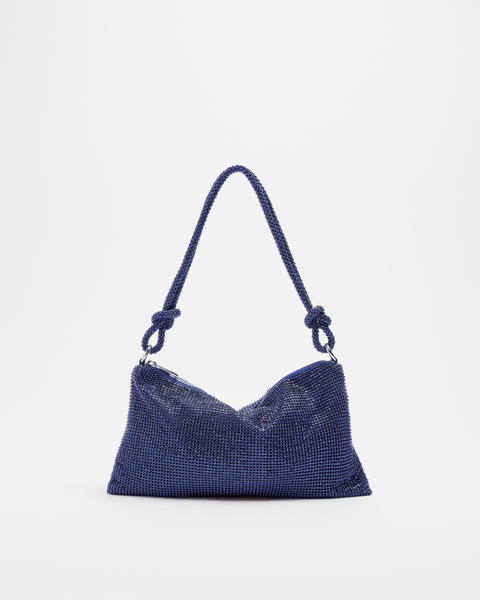 Beaded Shoulder Bag - Denim Blue | Target Australia