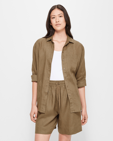 European Linen Long Shorts | Target Australia