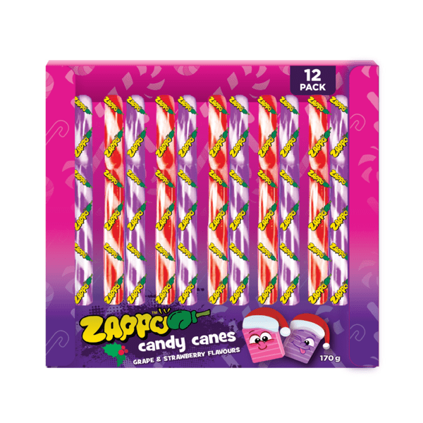 Zappo Candy Canes 12 Pack 170g | Target Australia