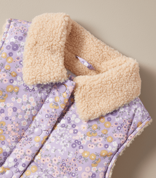 Teddy Lined Puffer Vest | Target Australia