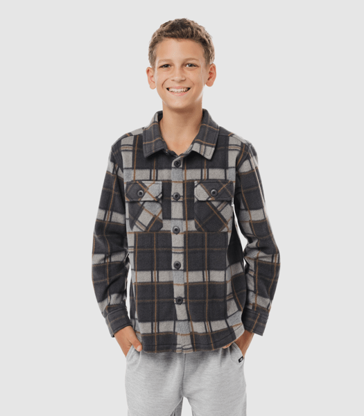 Piping Hot Polar Check Shacket | Target Australia