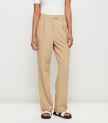 Full Length Straight Leg Pants - Preview - Beige | Target Australia