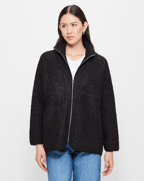 Teddy Zip Through Jacket | Target Australia