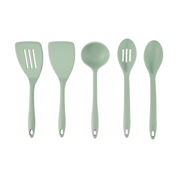 Set of 5 Silicone Utensils, Sage - Anko | Target Australia