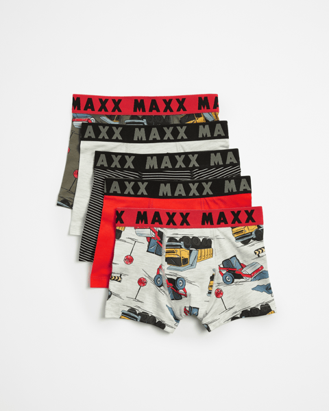Maxx Boys Trunks 5 Pack - Construction | Target Australia