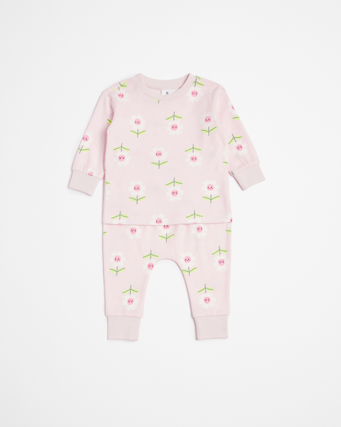 Baby Floral Cotton Pyjama Set | Target Australia