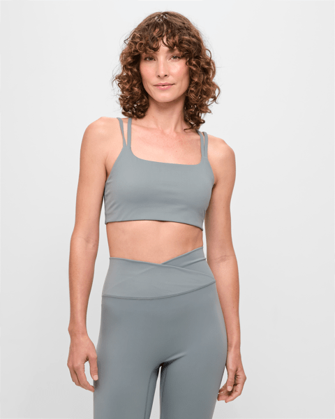 Active Low Impact Strappy Back Studio Soft Crop Top | Target Australia