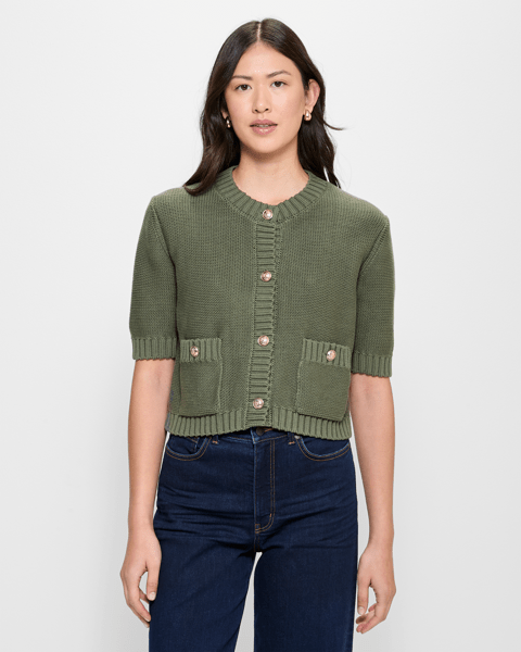 Australian Cotton Knit Cardigan | Target Australia