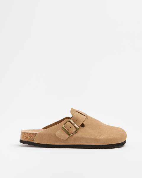 Mens Leather Moulded Cork Clog - Sondo | Target Australia