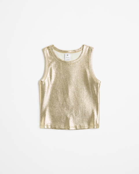 Metallic Rib Tank | Target Australia