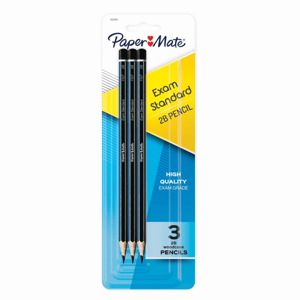 Paper Mate Woodcase 2B Pencils - 3 Pack | Target Australia