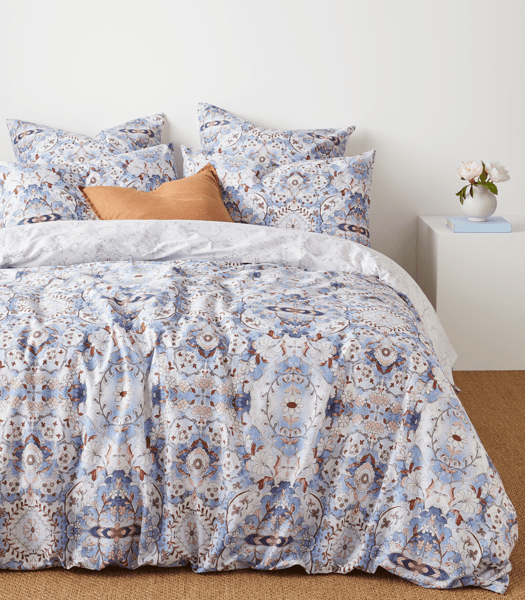 Cyrus Woodblock Quilt Cover Set | Target Australia