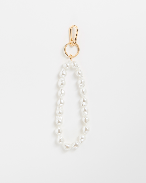 Irregular Faux Pearl Beaded Bag Charm | Target Australia