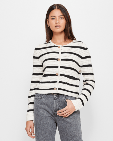 Crew Button Front Knit Cardigan - Lily Loves | Target Australia