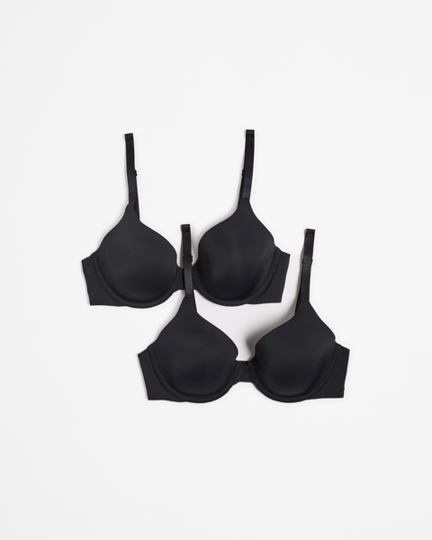 2 Pack Perfect Underwire T-Shirt Bra - Black | Target Australia