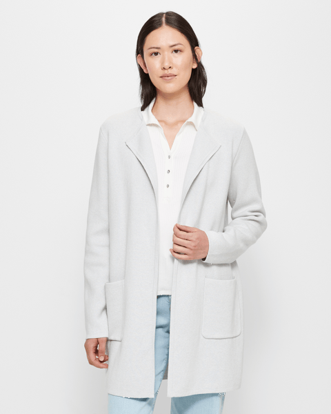 Australian Cotton Half Milano Coatigan | Target Australia