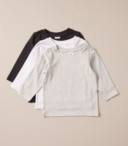 3 Pack Baby Organic Cotton Tops | Target Australia