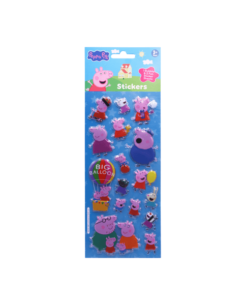 Peppa Pig Bubble Stickers 3 Pack | Target Australia
