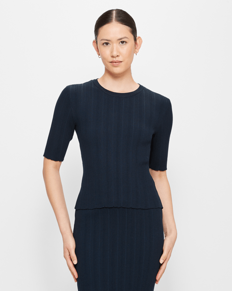 Variegated Crew Neck T-Shirt - Preview | Target Australia