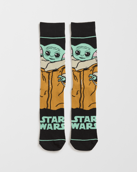 Star Wars Grogu Licensed Crew Socks - Swag | Target Australia
