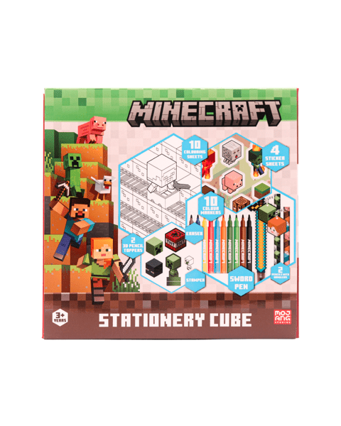 Minecraft Stationery Set Cube | Target Australia