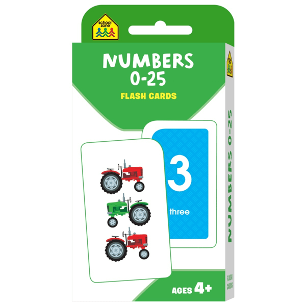 School Zone: Numbers 0-25 Flash Cards | Target Australia