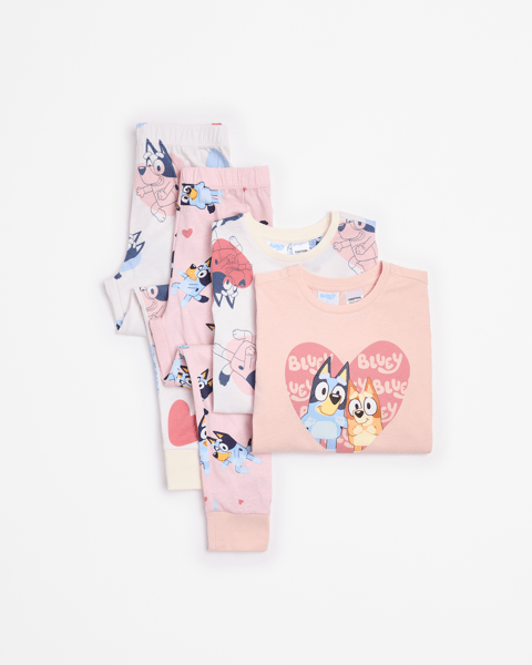 Bluey Younger Kids 2 Pack Knit Pyjama Set | Target Australia
