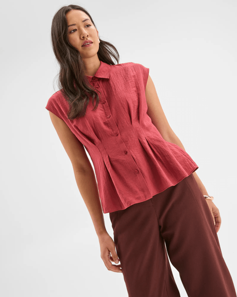 Preview Sleeveless Waist Tuck Shirt | Target Australia