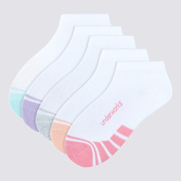 5 Pack Underworks Kids Sport Low Cut Socks | Target Australia