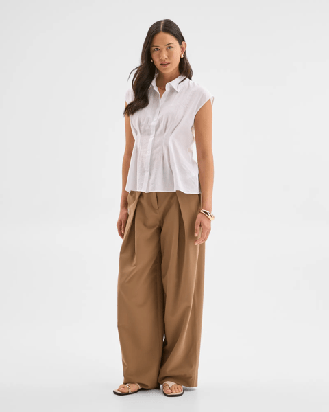 Preview Sleeveless Waist Tuck Shirt | Target Australia