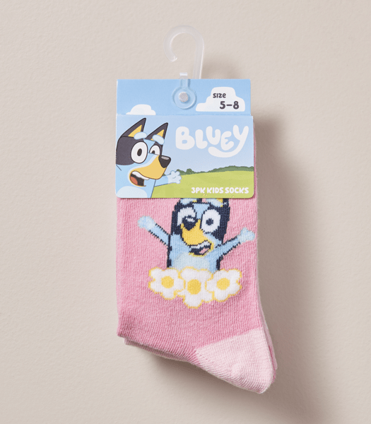 Bluey Crew Socks - 3 Pack | Target Australia