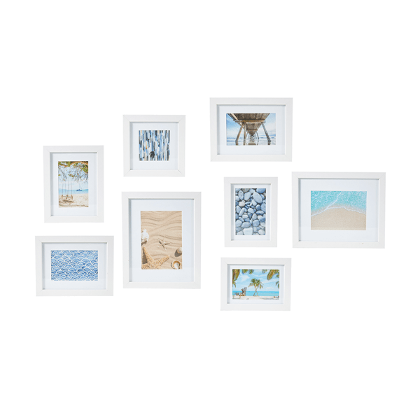 Wall Photo Frame Set, 8 Piece - Anko | Target Australia