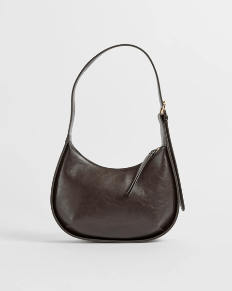 Half Moon Shoulder Bag - Bitter Chocolate | Target Australia