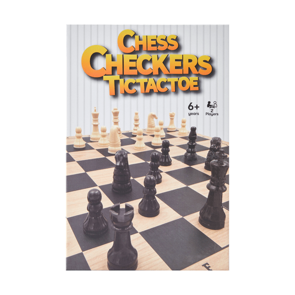 Chess, Checkers and Tic Tac Toe Game | Target Australia